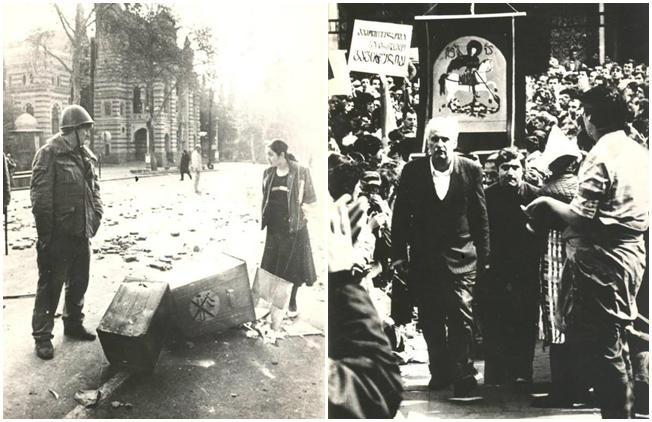 1989 წლის 9 აპრილის მოვლენების ამსახველი ნაკლებად ცნობილი 5 ფოტო