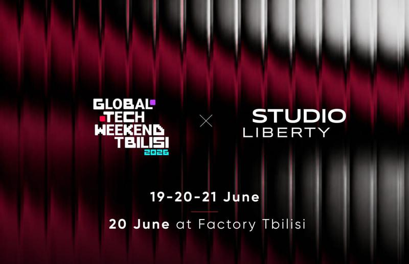 სტუდიო ლიბერთი Global Tech Weekend Tbilisi 2026-ის მთავარი პარტნიორია ...